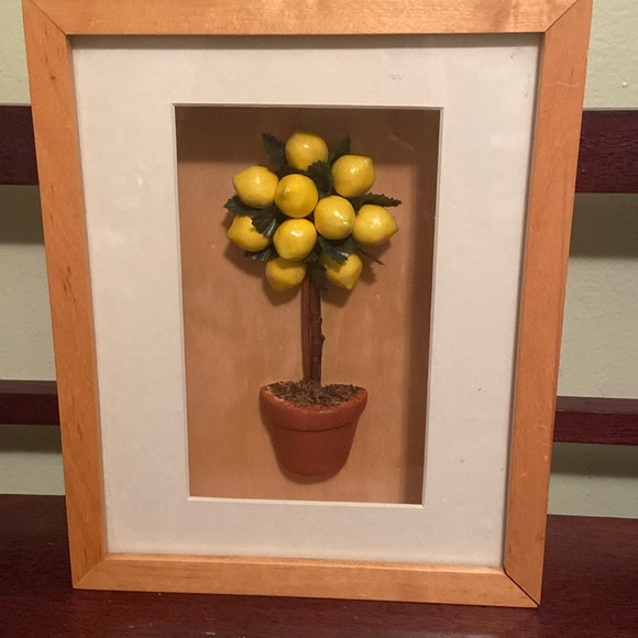 Wall Decor | Super Cute Lemon Tree Shadow Box | Poshmark